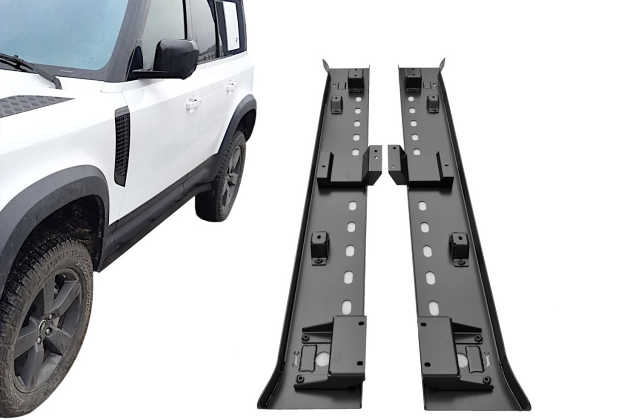 Rock & Tree Sliders (without steps) for the Land Rover New Defender