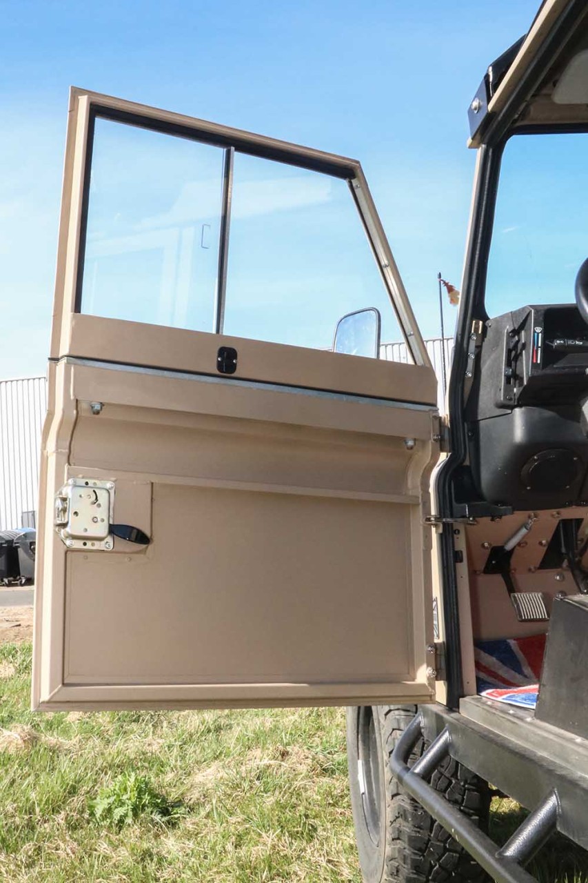Galvanised Doors for Land Rover Defender