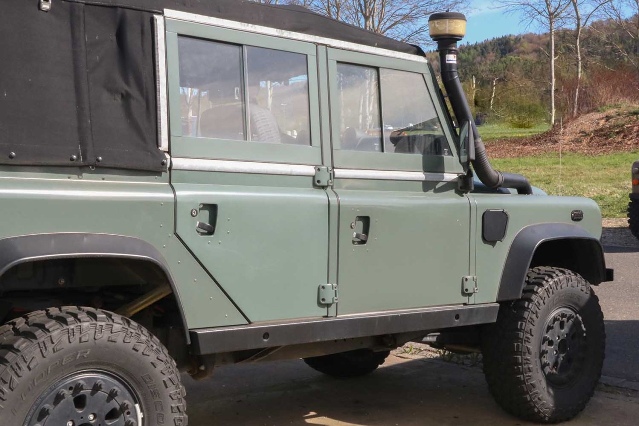 Galvanised Doors for Land Rover Defender